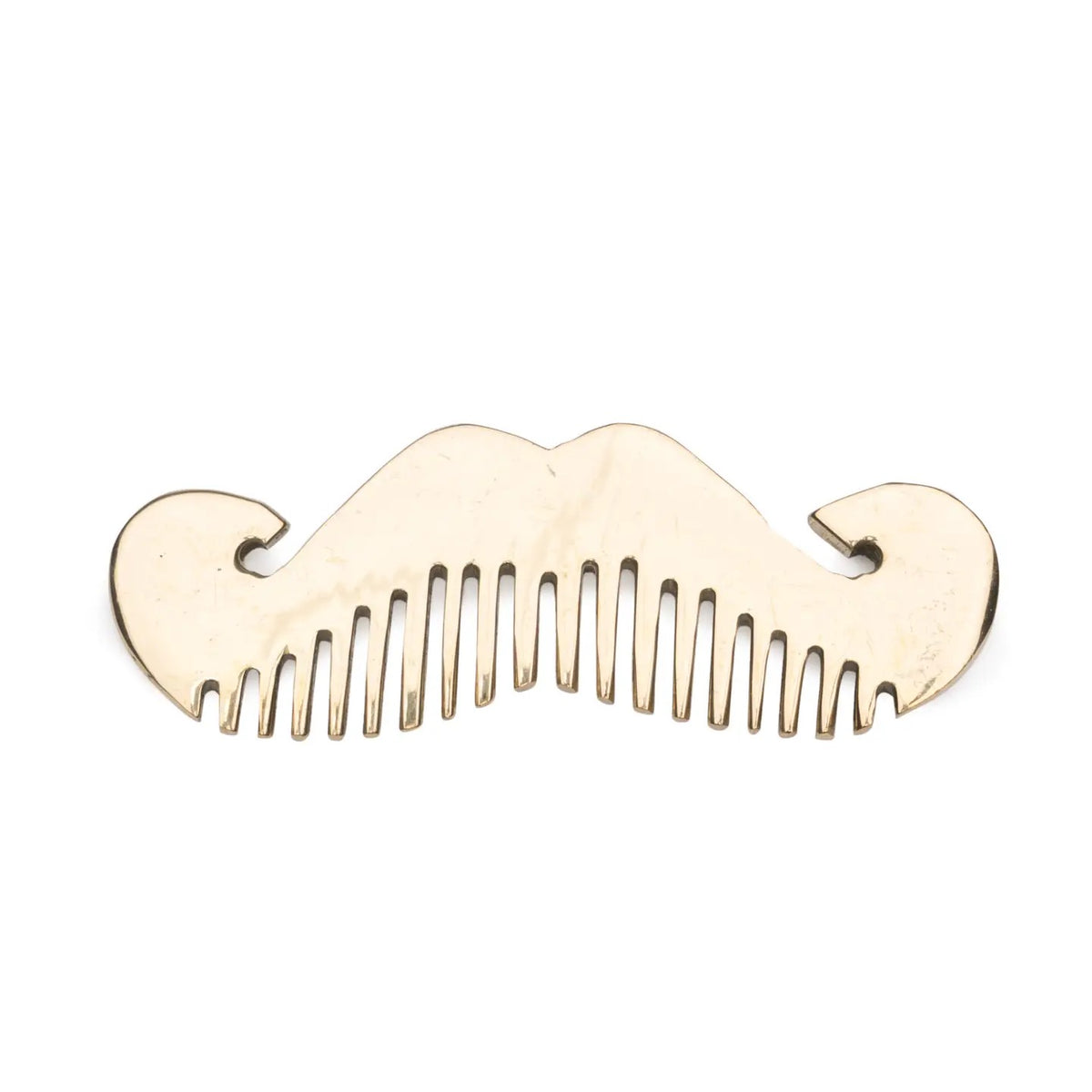 Brass Mustache Comb – Thomas Lee Living