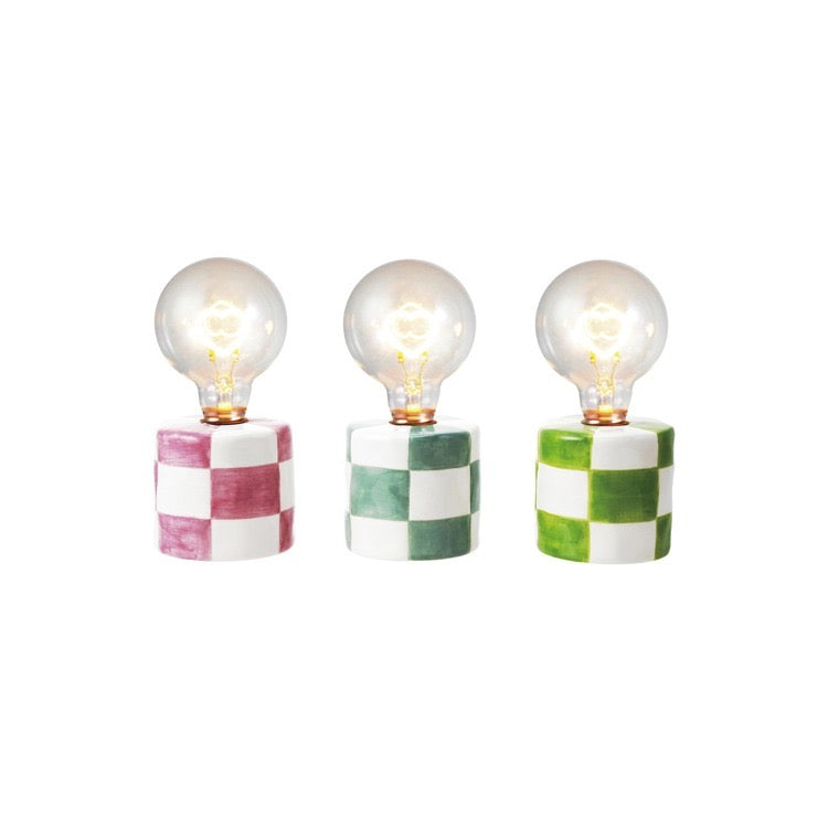 Checkered LED Bulb Light – Thomas Lee Living