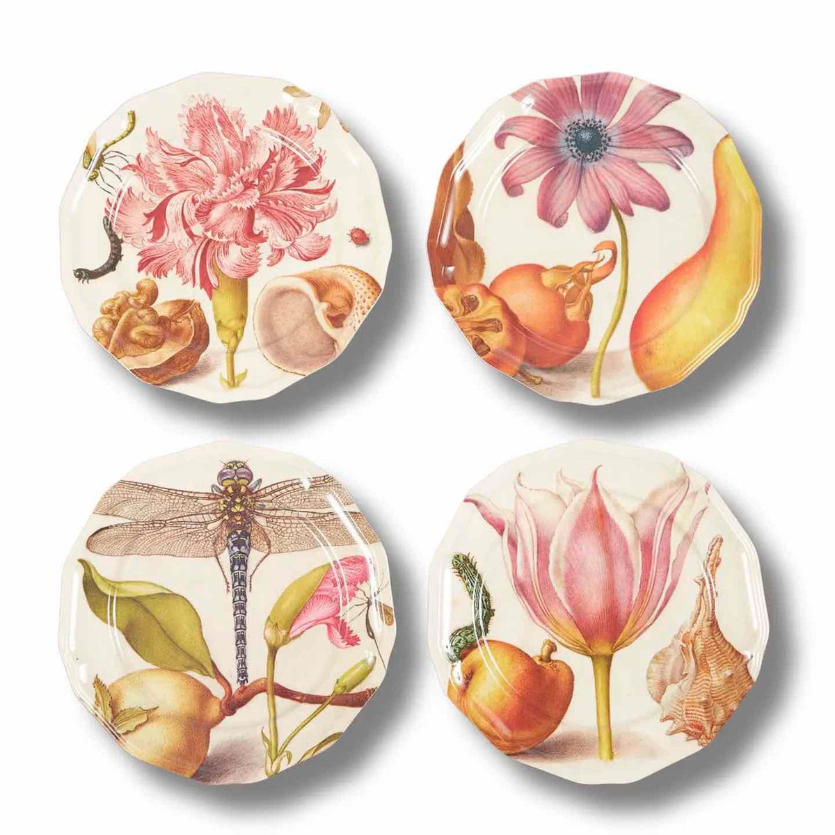 Flora Plates - Set of 4 – Thomas Lee Living