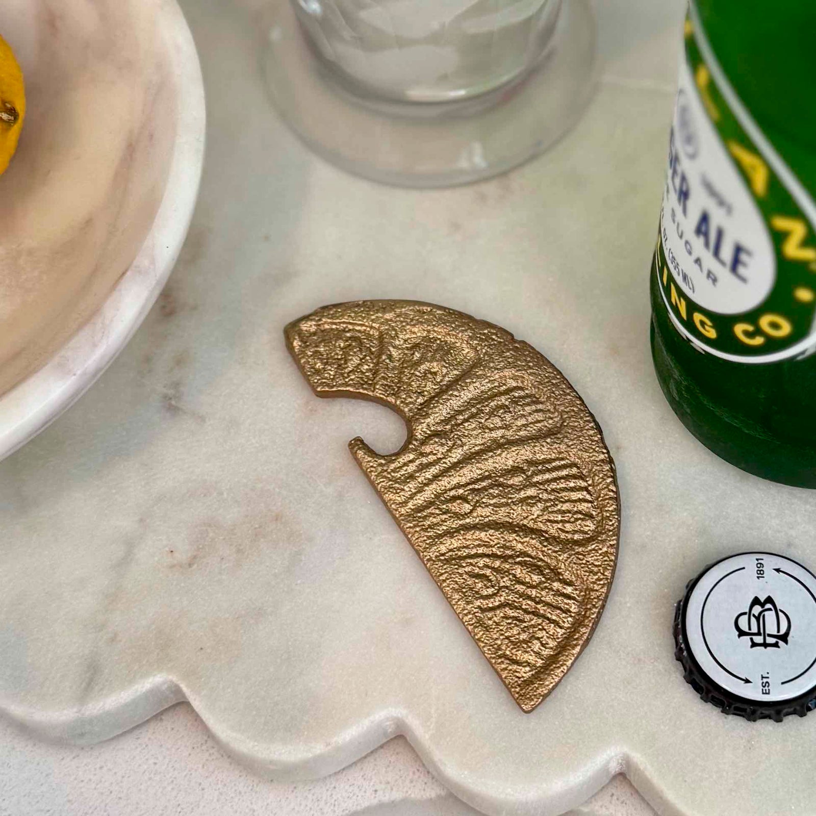 Lemon Slice Metal Bottle Opener – Thomas Lee Living