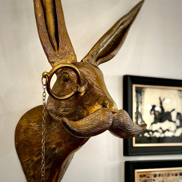 Eric the Hare: Rabbit with Monocle Wall Mount – Thomas Lee Living