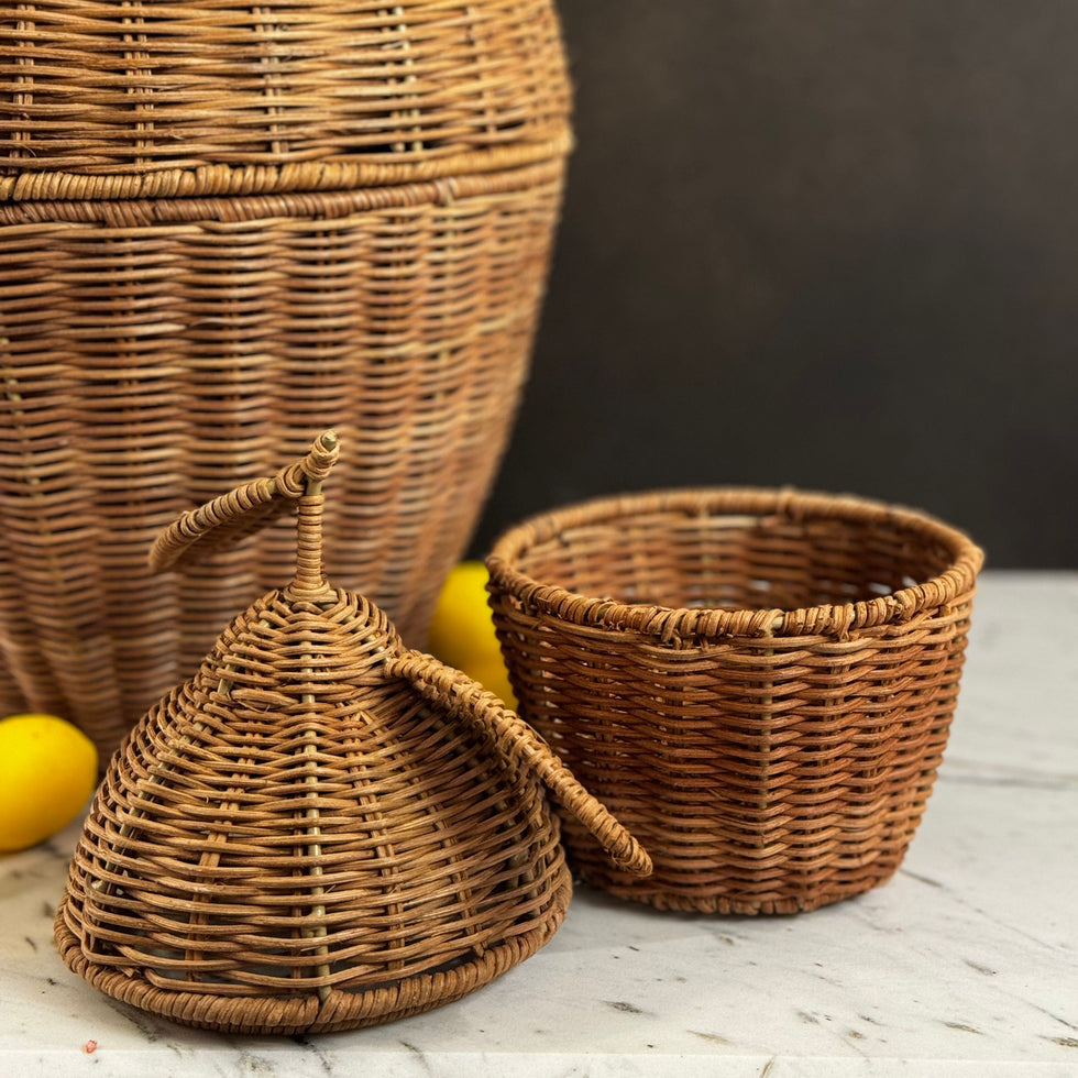 Rattan Lemon Baskets - Set of 2 – Thomas Lee Living