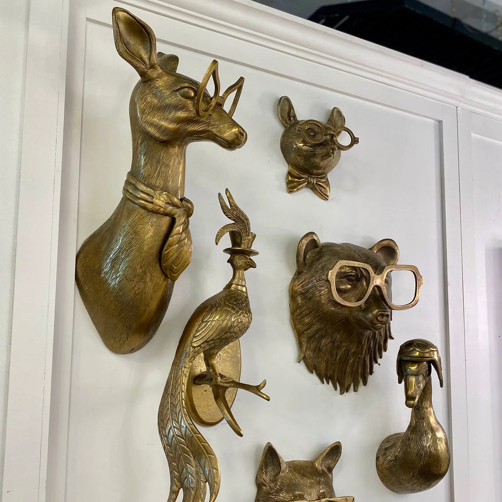 Frankie the Stag & Friends: Enchanting Animal Head Wall Sculptures ...