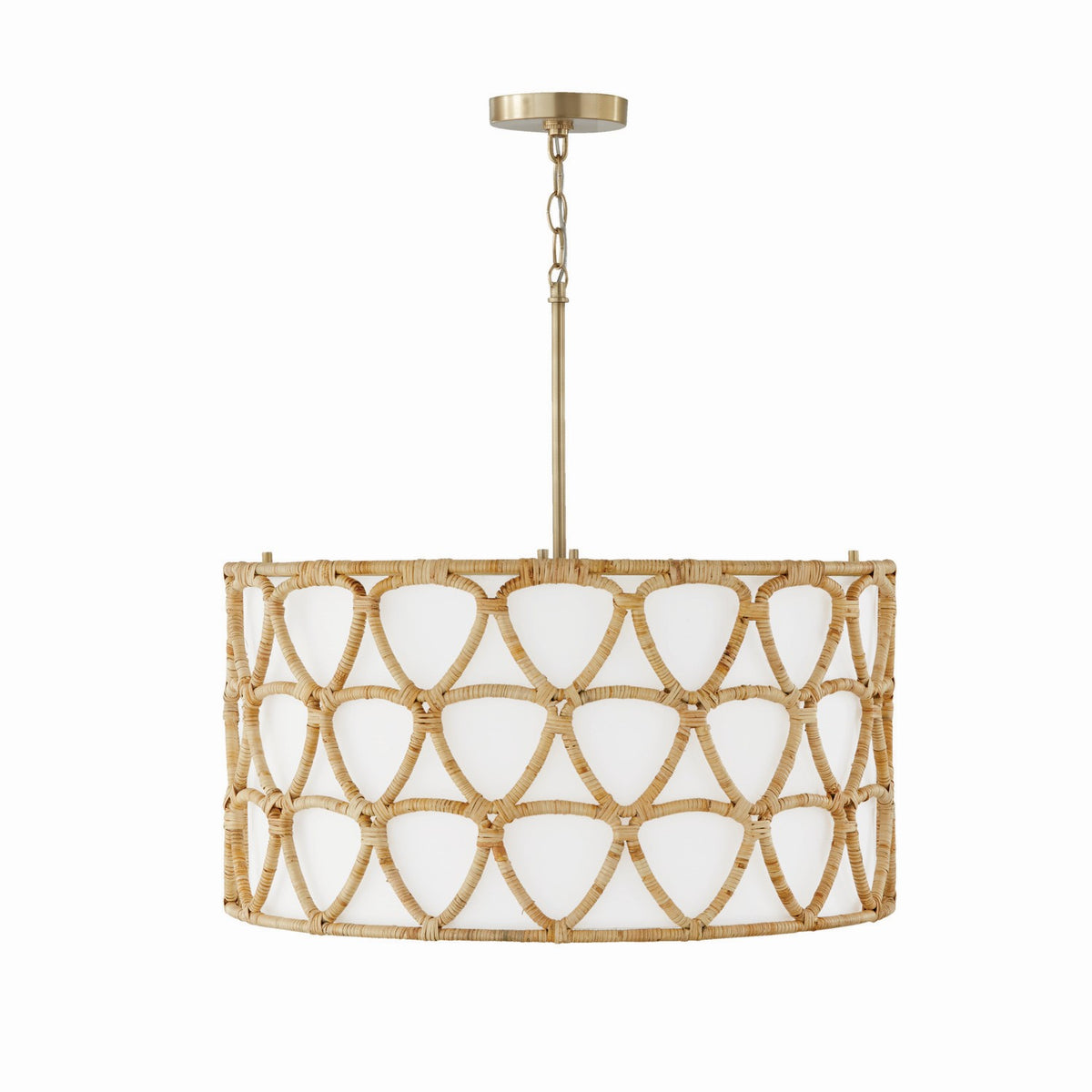 Capital Lighting Tulum Four Light Pendant in Matte Brass finish ( SKU ...
